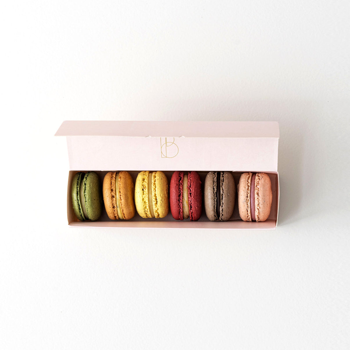 Caja chica de macarons (6 sabores a elección)